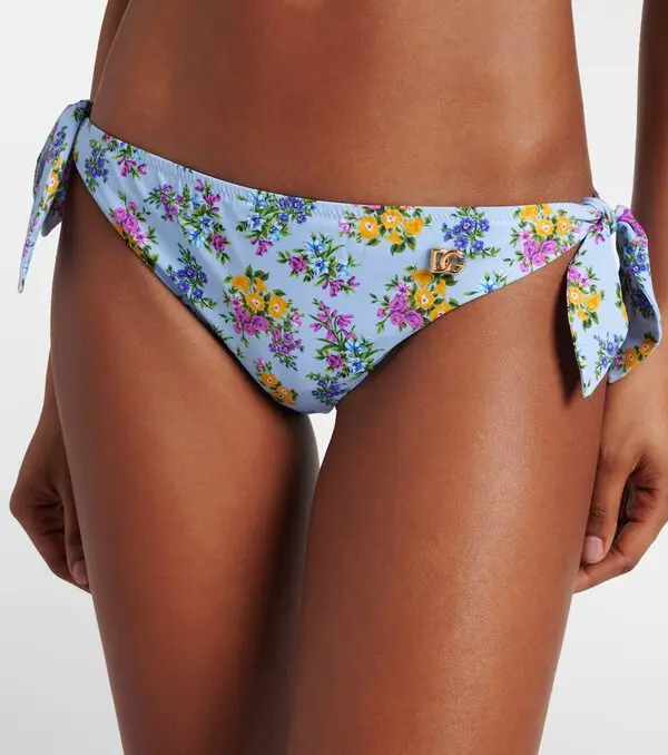 Dolce & Gabbana Floral Two-piece Bikini Set