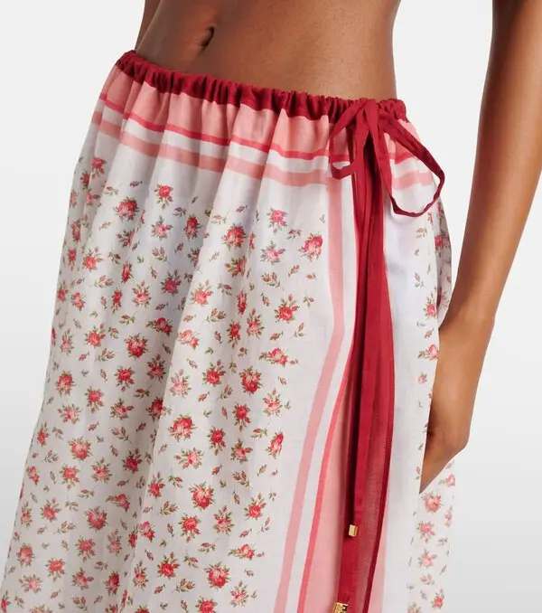 Dolce & Gabbana Floral Cotton Beach Cover-up