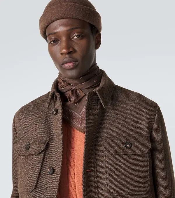 Loro Piana Henry Cashmere And Silk Scarf