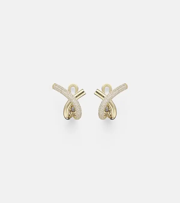 ENGELBERT 18kt Yellow Earrings With Diamonds - Gold