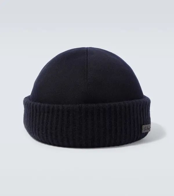 Loro Piana Storm System® Cashmere Beanie - Blue