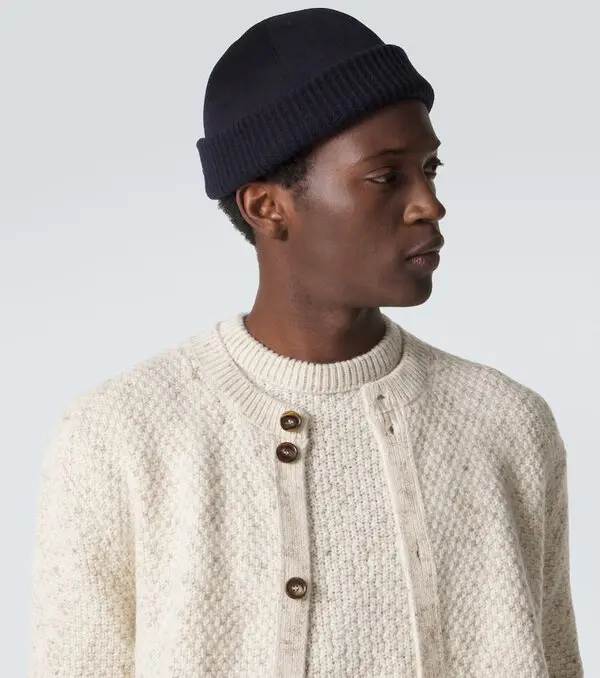 Loro Piana Storm System® Cashmere Beanie - Blue