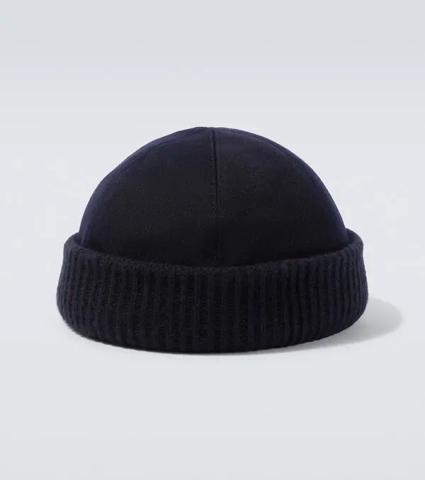 Loro Piana Storm System® Cashmere Beanie - Blue