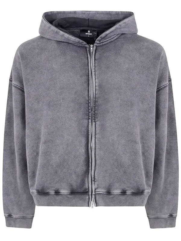 REPRESENT Boxy Oversized Zip-through Hoodie