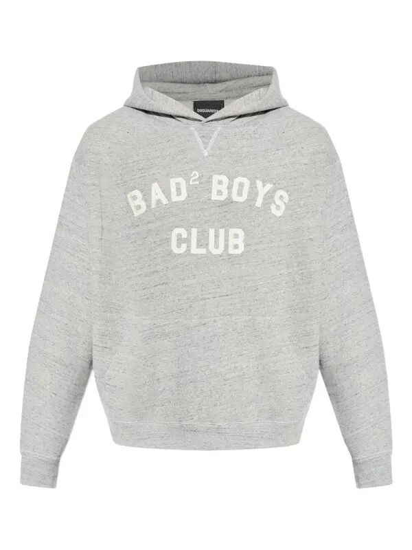 Dsquared2 Short & Wide Fit Hoodie - Gray