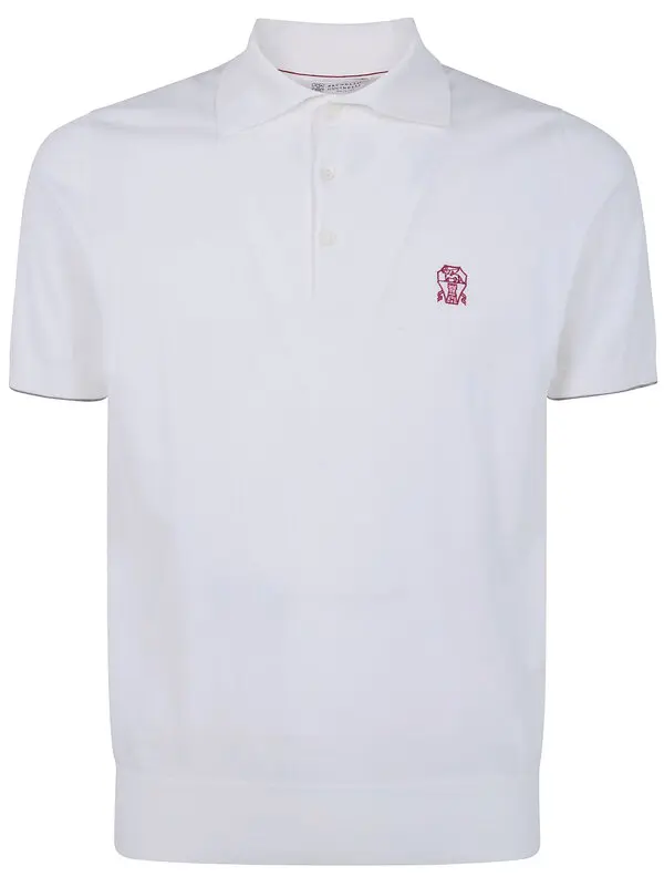 Brunello Cucinelli Short Sleeves Polo Shirt - Brown