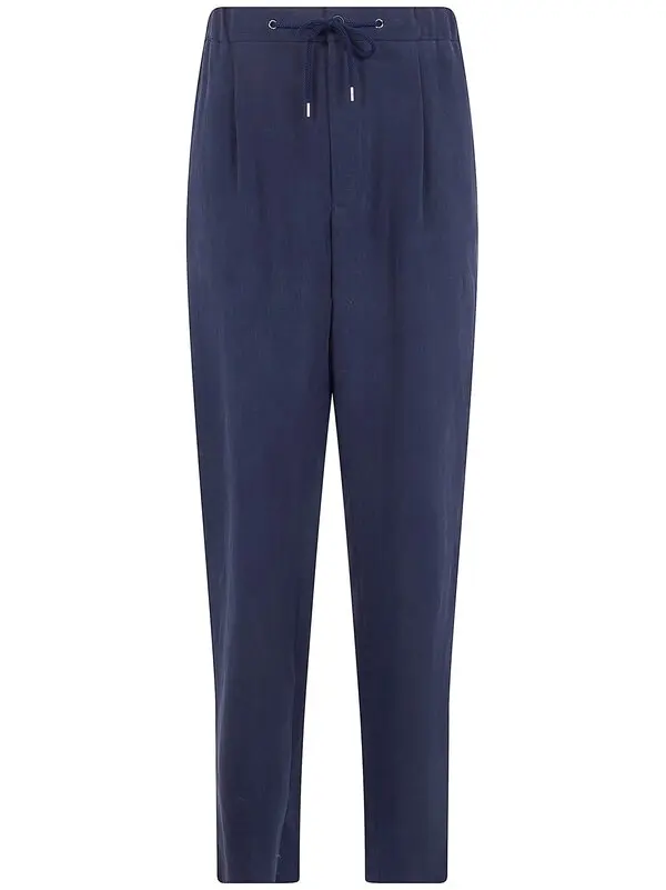 Giorgio Armani Wide-leg Linen Trousers