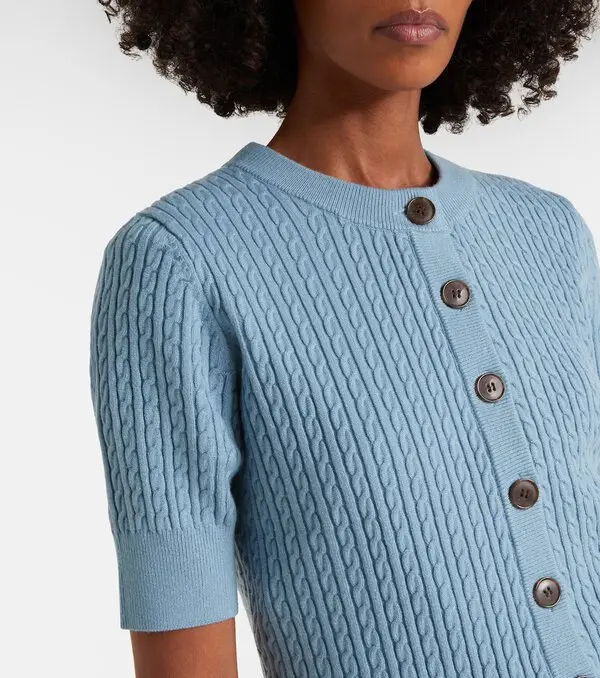 Varley Rhys Cable-knit Cardigan