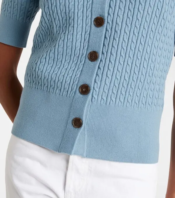 Varley Rhys Cable-knit Cardigan