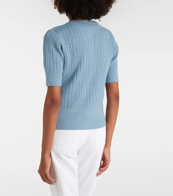 Varley Rhys Cable-knit Cardigan