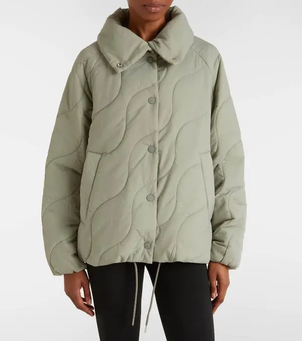 Varley Fabia Quilted Jacket - Green