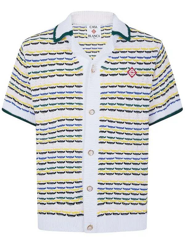 Casablanca Tuck Stitch' Shirt - Multi