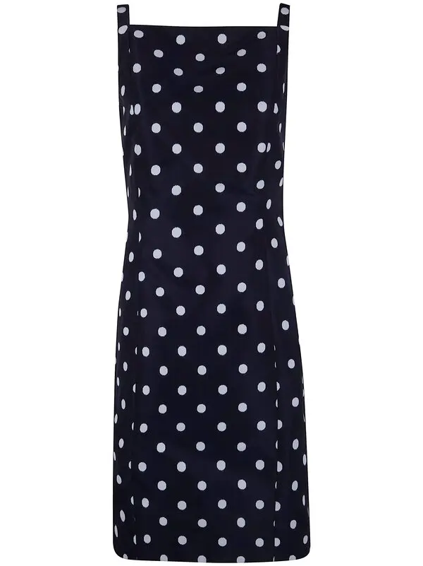 Patou Pencil Midi Dress - Blue