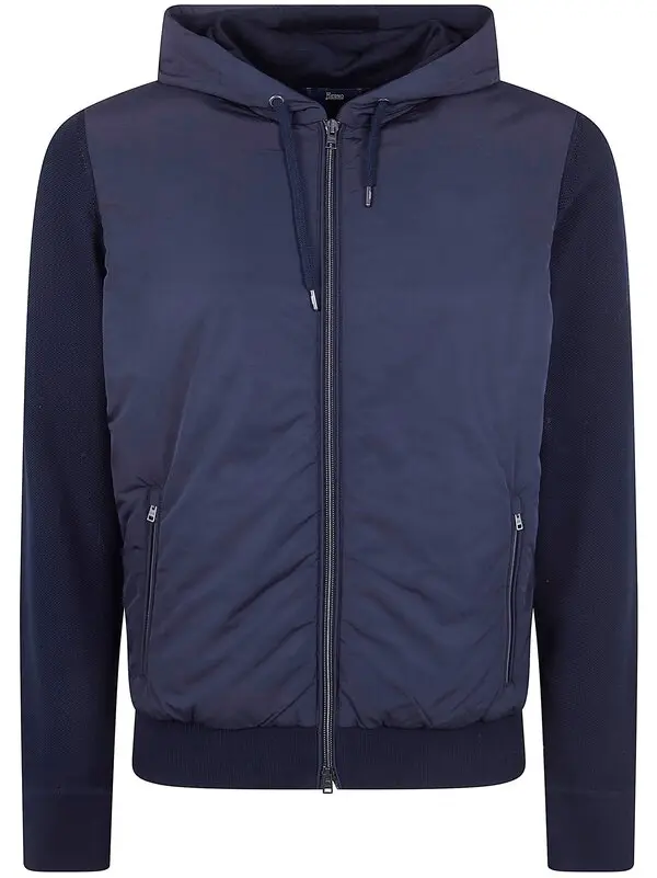 Herno Padded Hooded Jacket - Blue