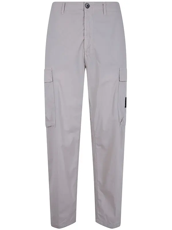 Stone Island Tailored Cargo Trousers - Gray