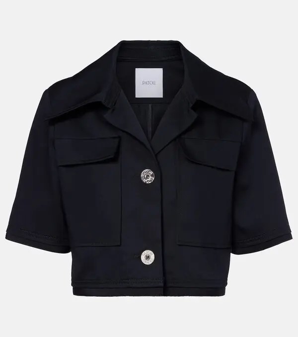 PATOU Cotton Jacket - Blue
