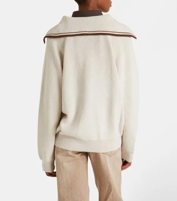 Brunello Cucinelli Monili Cotton Sweater