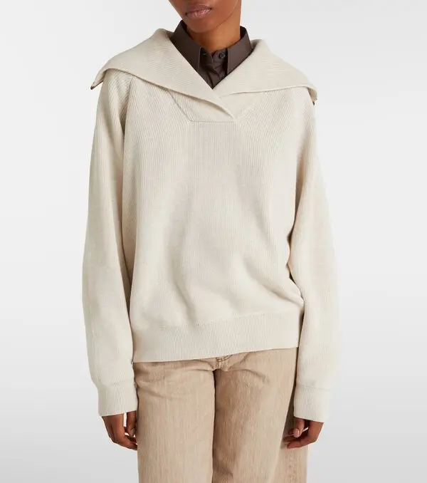 Brunello Cucinelli Monili Cotton Sweater