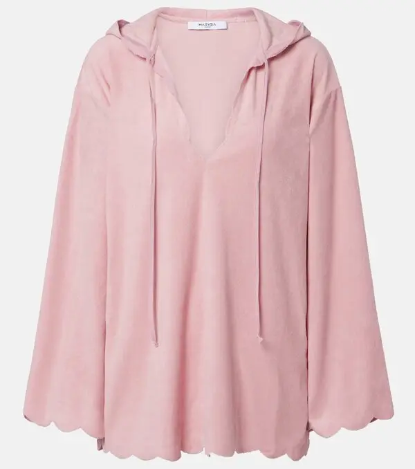 Marysia Baughman Cotton-blend Terry Tunic - Pink