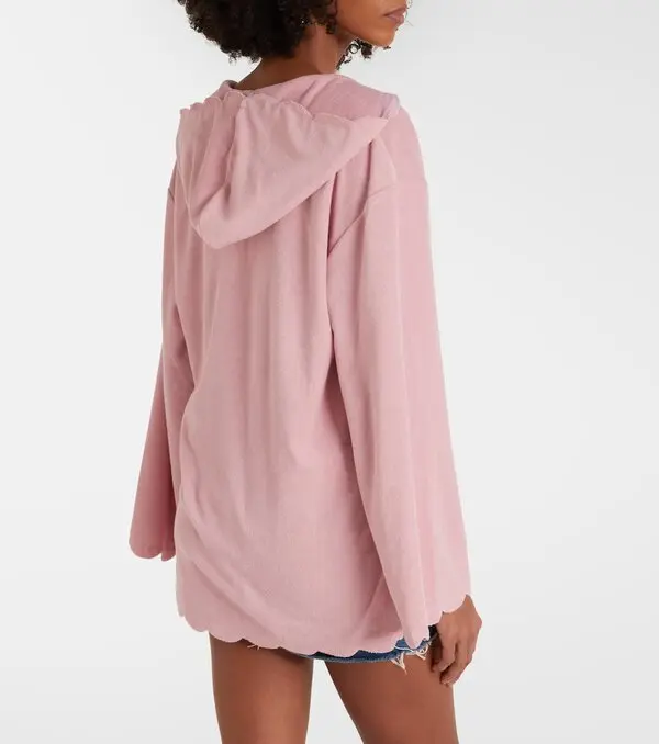 Marysia Baughman Cotton-blend Terry Tunic - Pink