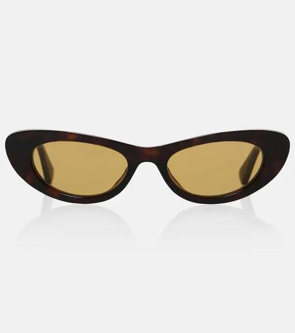 Bottega Veneta Snap Cat-eye Sunglasses - Brown