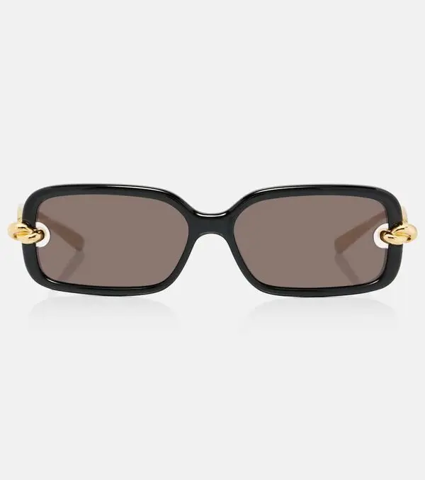 Bottega Veneta Knot Aviator Sunglasses - Black