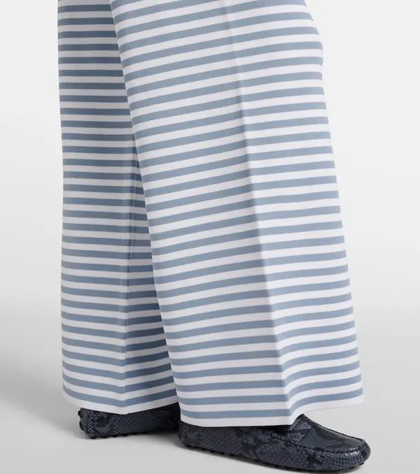 Max Mara Fingere Striped Wide-leg Pants