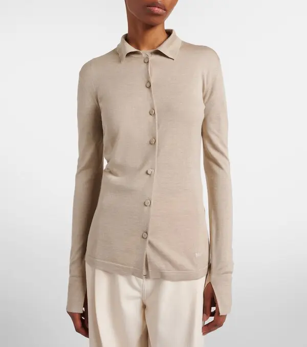 Max Mara Flash Silk And Cashmere Shirt - Beige