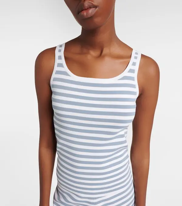 Max Mara Cippo Striped Tank Top - Blue