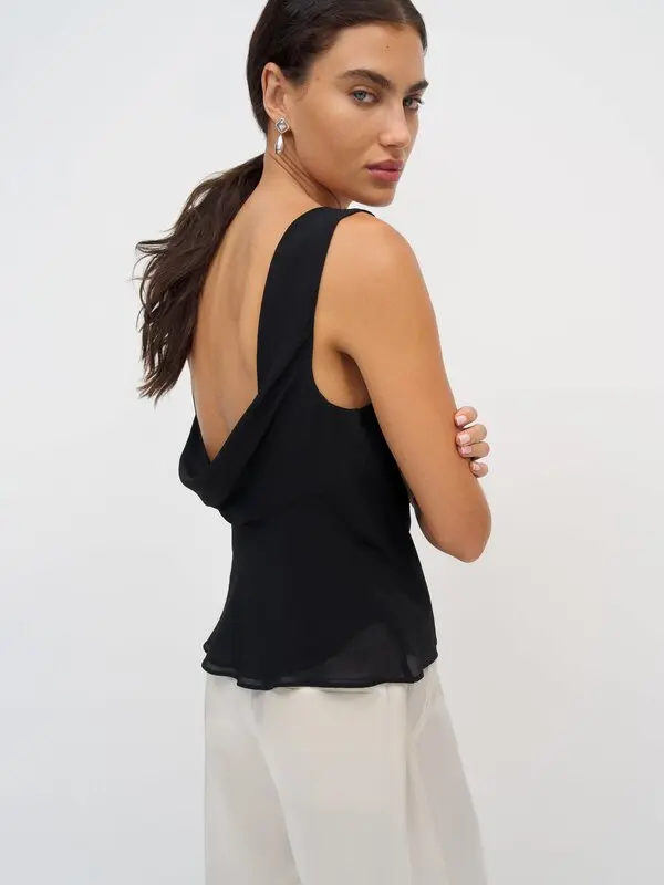 REFORMATION Dorthea Top - Black