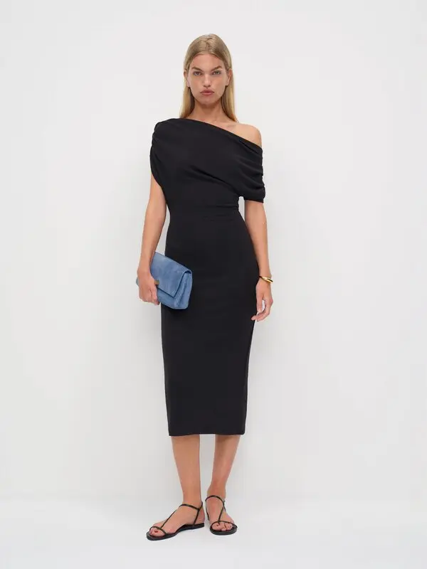 REFORMATION Iris Knit Dress - Black