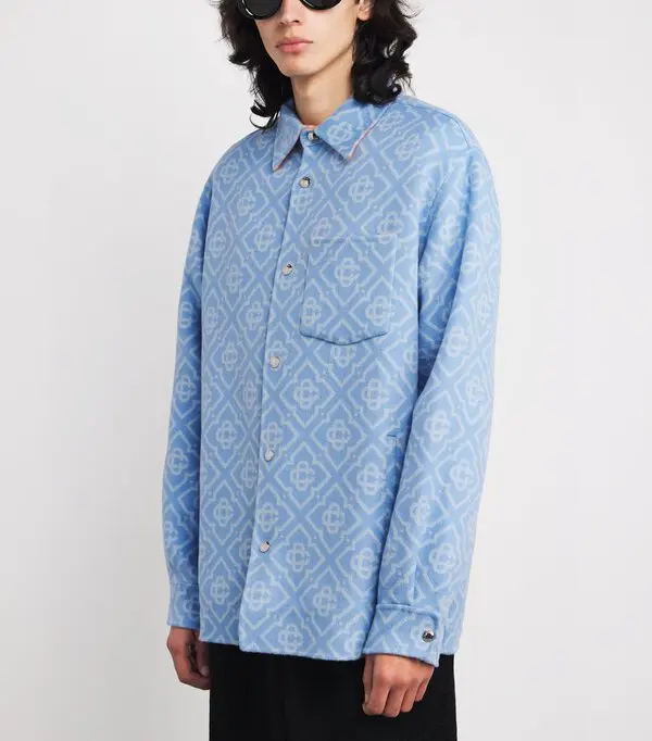 Casablanca Wool Monogram Overshirt