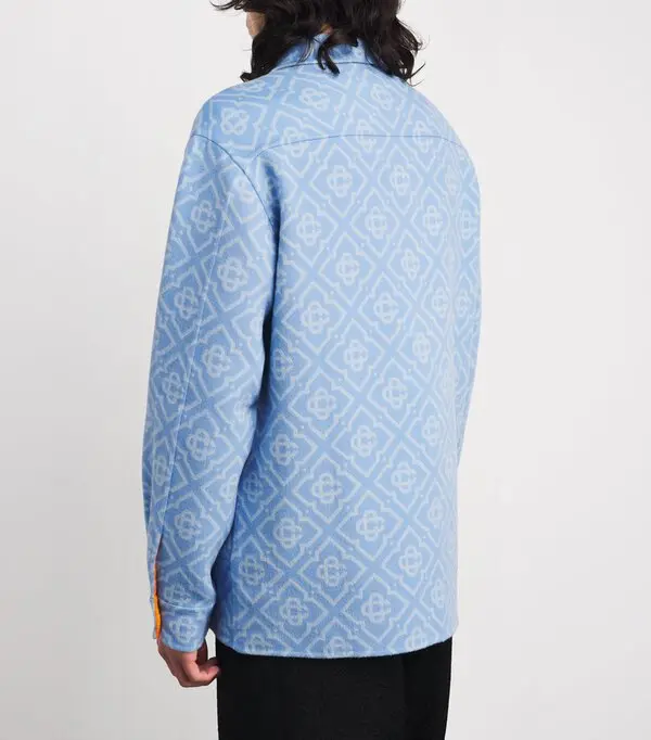 Casablanca Wool Monogram Overshirt
