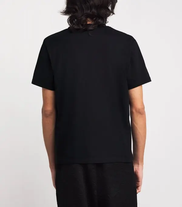 AMI Paris Organic Cotton De Coeur T-shirt - Black