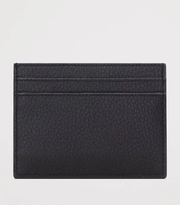 Saint Laurent Leather Cassandre Card Holder