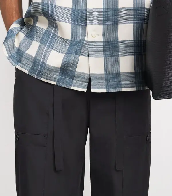 JIL SANDER Cotton Cargo Trousers
