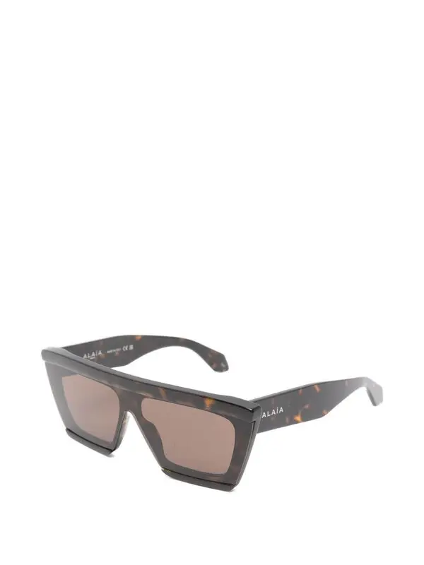 Alaïa Geometric Frame Sunglasses