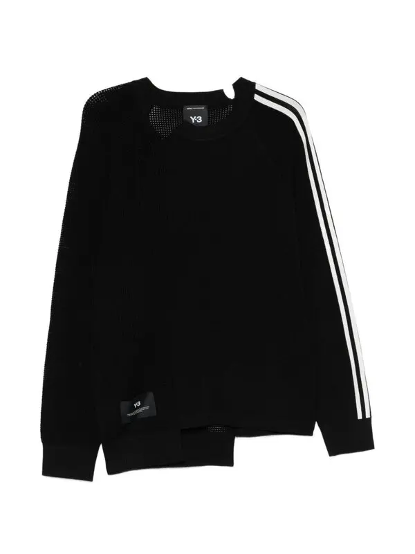 Y3 Logo Cotton Sweatshirt