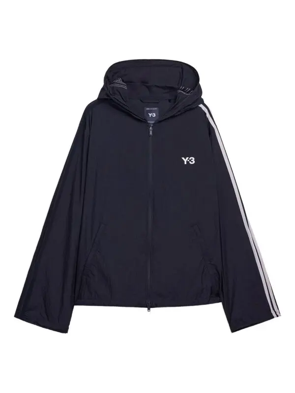 Y3 Logo Zipped Hoodie