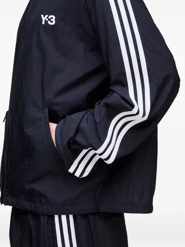 Y3 Logo Zipped Hoodie