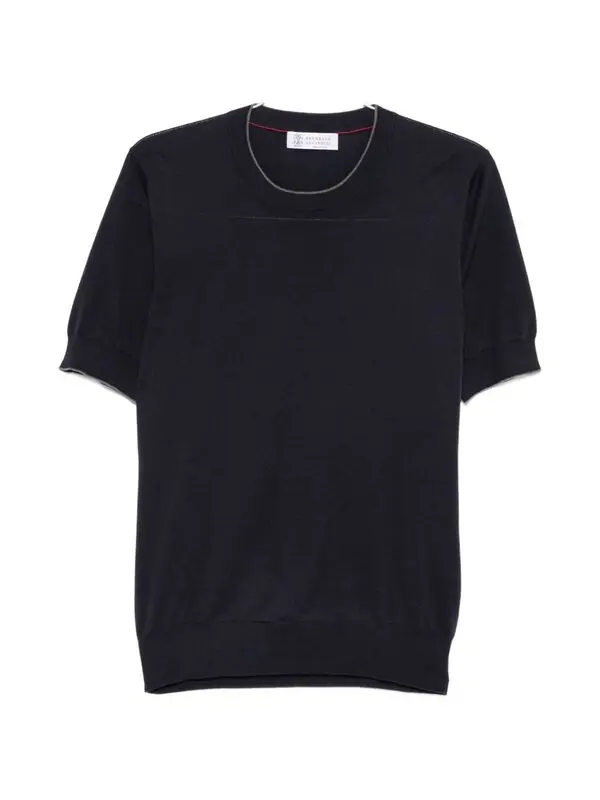 Brunello Cucinelli Cotton T-shirt - Blue