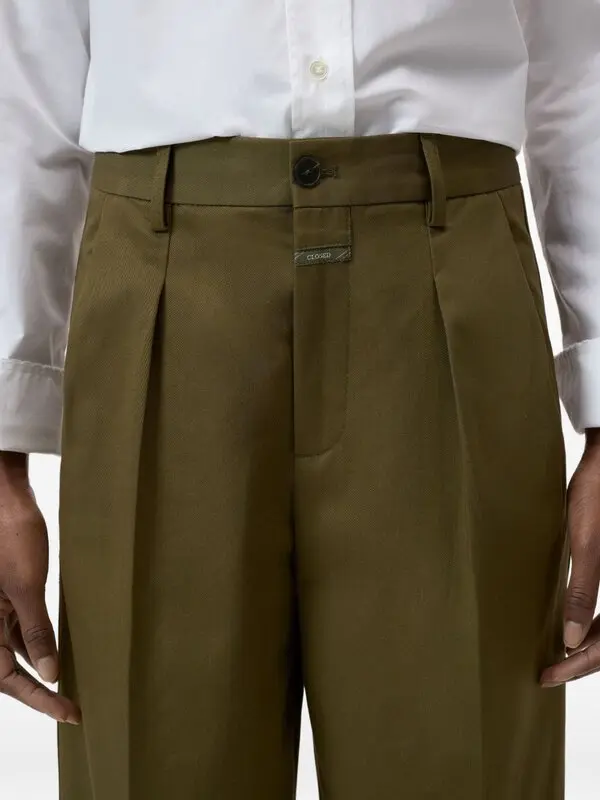 Closed Cotton Trousers