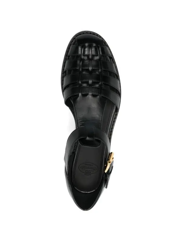 Church's Leather Cage Sandals - Black