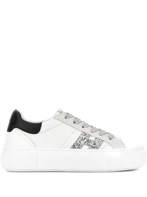 Hogan H705 Leather Sneakers - White