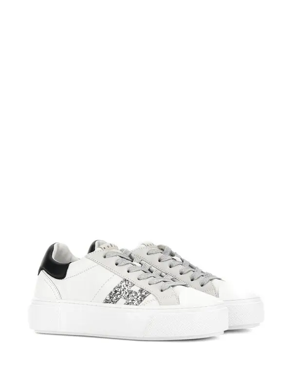 Hogan H705 Leather Sneakers - White