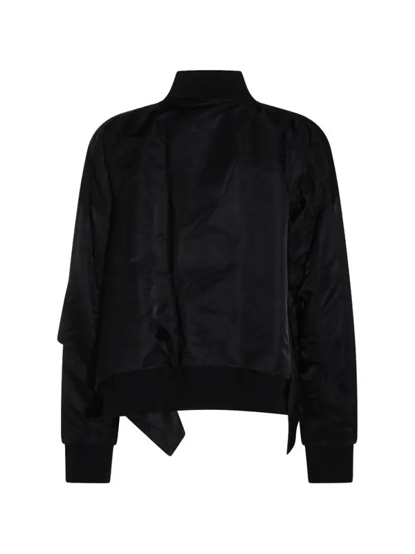 Sacai Nylon Bomber Jacket - Black