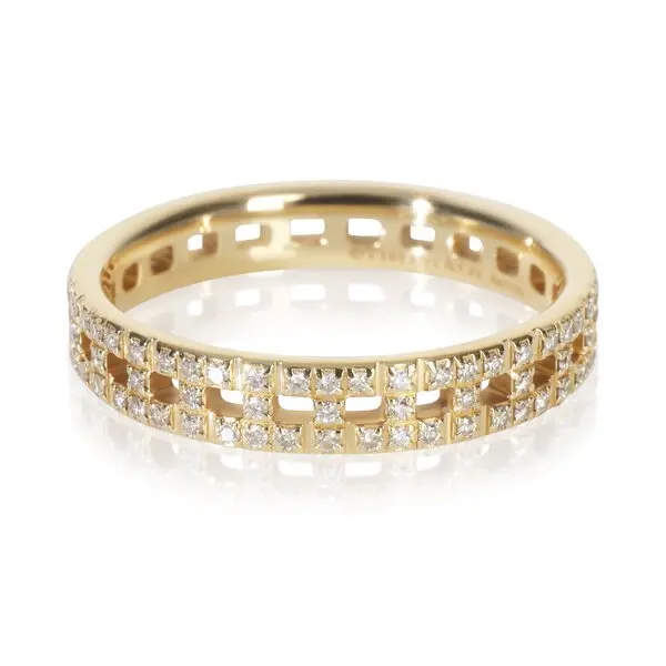 Tiffany & Co. Yellow Gold T True Narrow Ring
