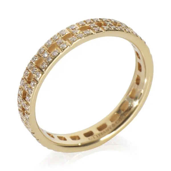 Tiffany & Co. Yellow Gold T True Narrow Ring