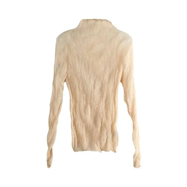 Issey Miyake Chiffon Twist 1 Shirt - Tan