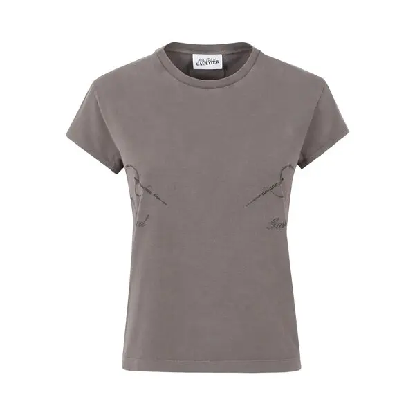 JEAN PAUL GAULTIER Embroidered Stretch Tee